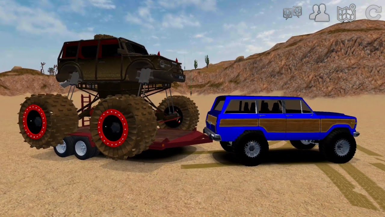 Offroad Outlaws Desert Multiplayer Gameplay-Land Cruiser Drive In Game ...