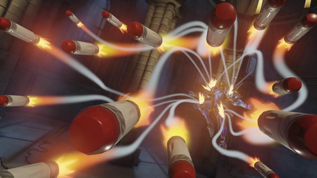 Overwatch Highlight Pharah 2: Rocket Barrage Incoming! - YouTube