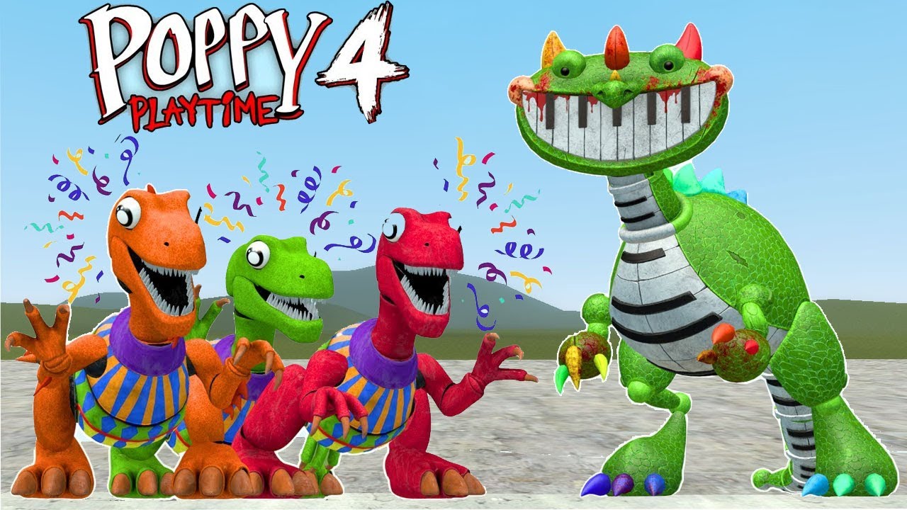 I MADE THE MARACA RAPTORS FROM PIANOSAURUS FAMILY POPPY PLAYTIME 4 ...