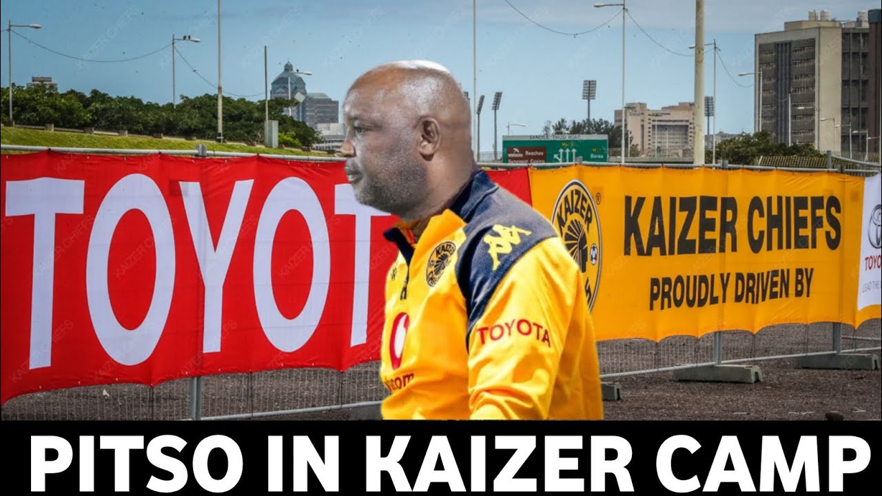 Watch the video Pitso at the Kaizer Chiefs camp today - YouTube