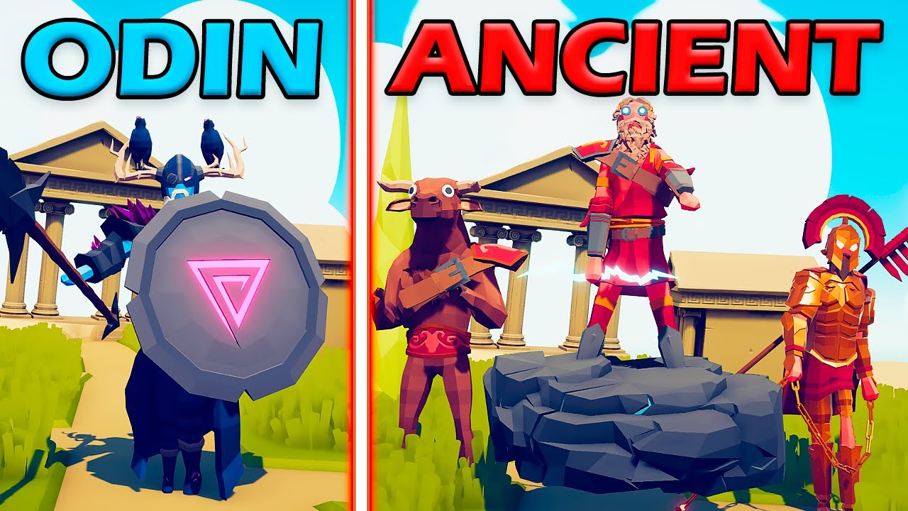 ODIN TEAM vs ANCIENT TEAM - Totally Accurate Battle Simulator | TABS ...
