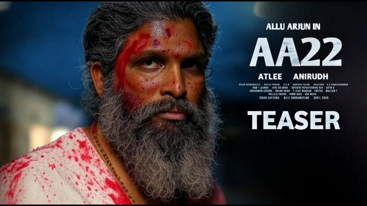 AA 22 Official Teaser | Allu Arjun, Atlee, Deepika Padukone | AA 22 ...
