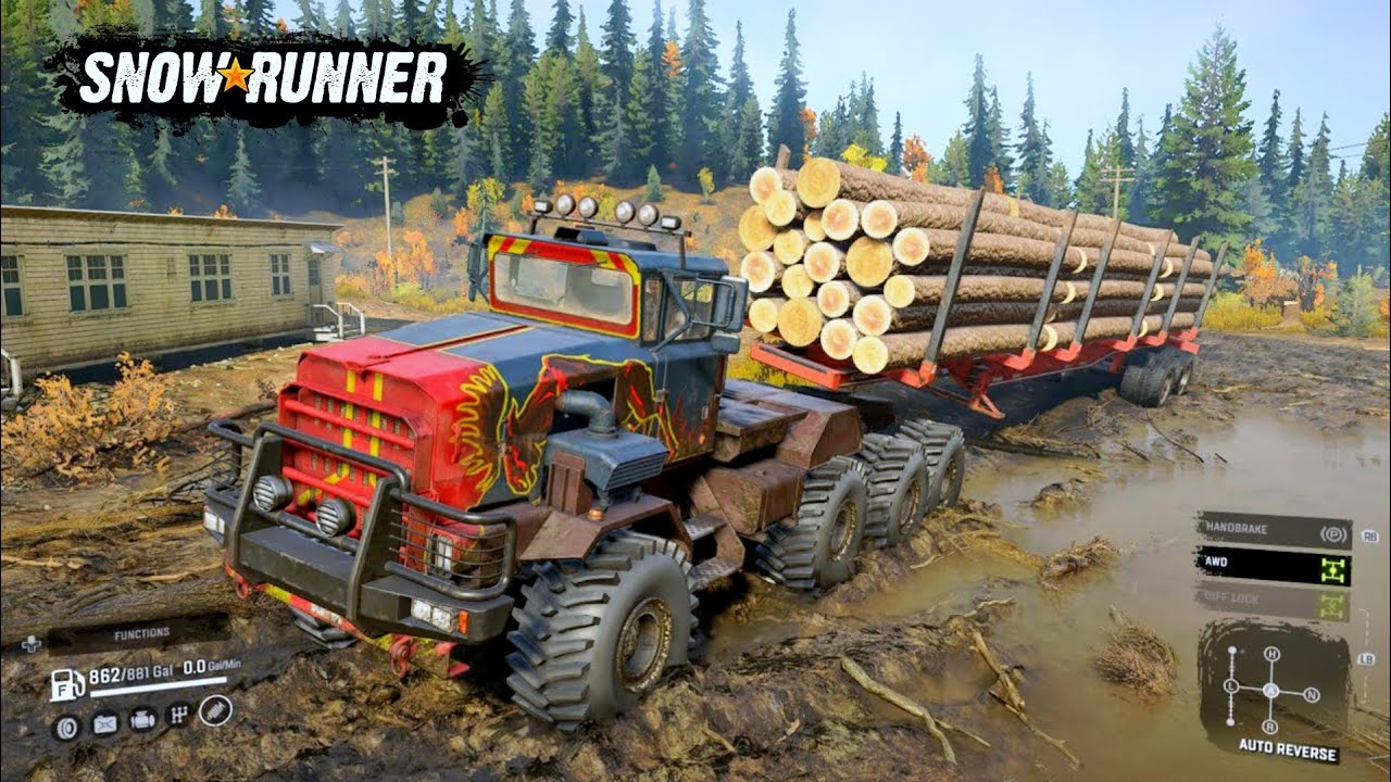 SnowRunner - Oshkosh M911-Moose 8x8 Powerful Truck Conquering ...