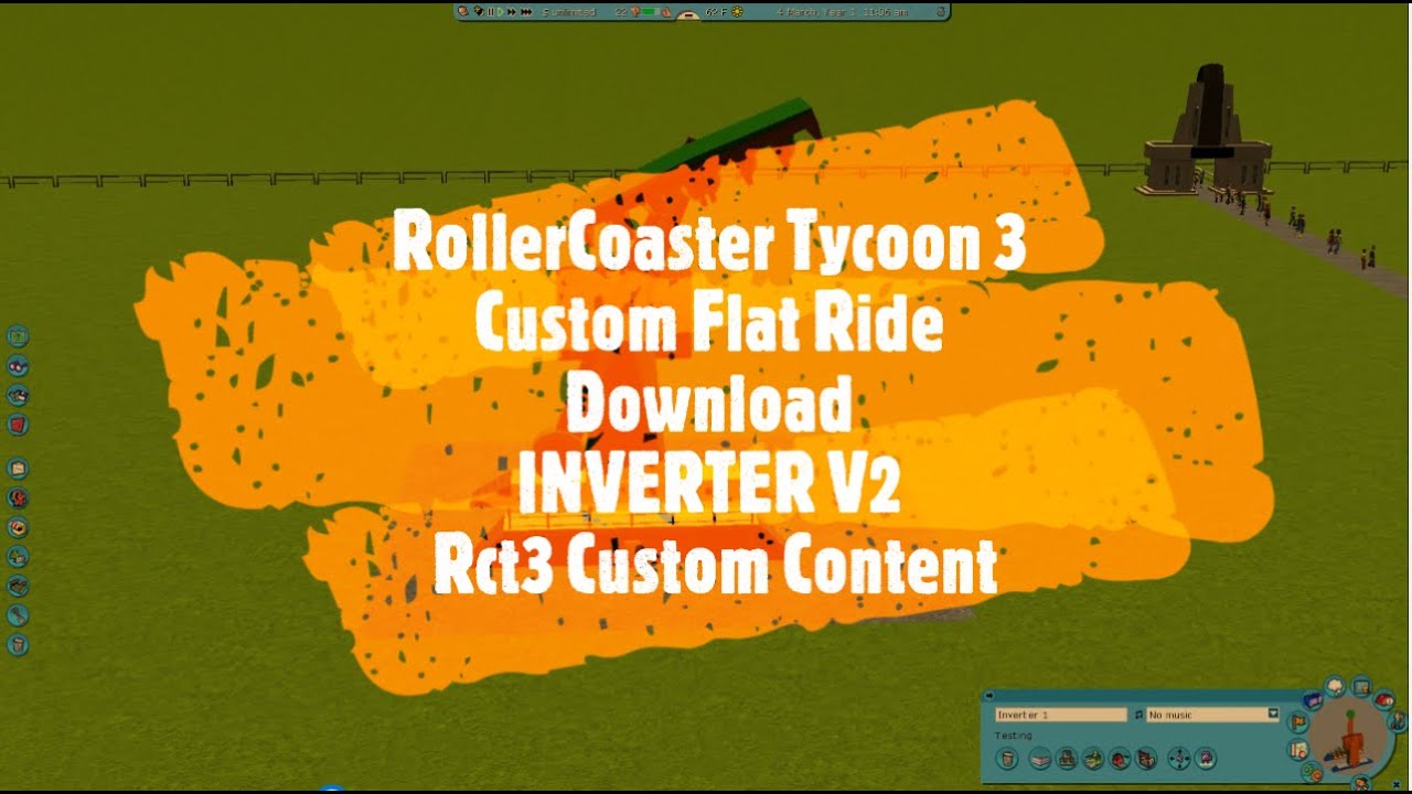 RollerCoaster Tycoon 3 Custom Flat Ride Download INVERTER V2 Rct3 ...