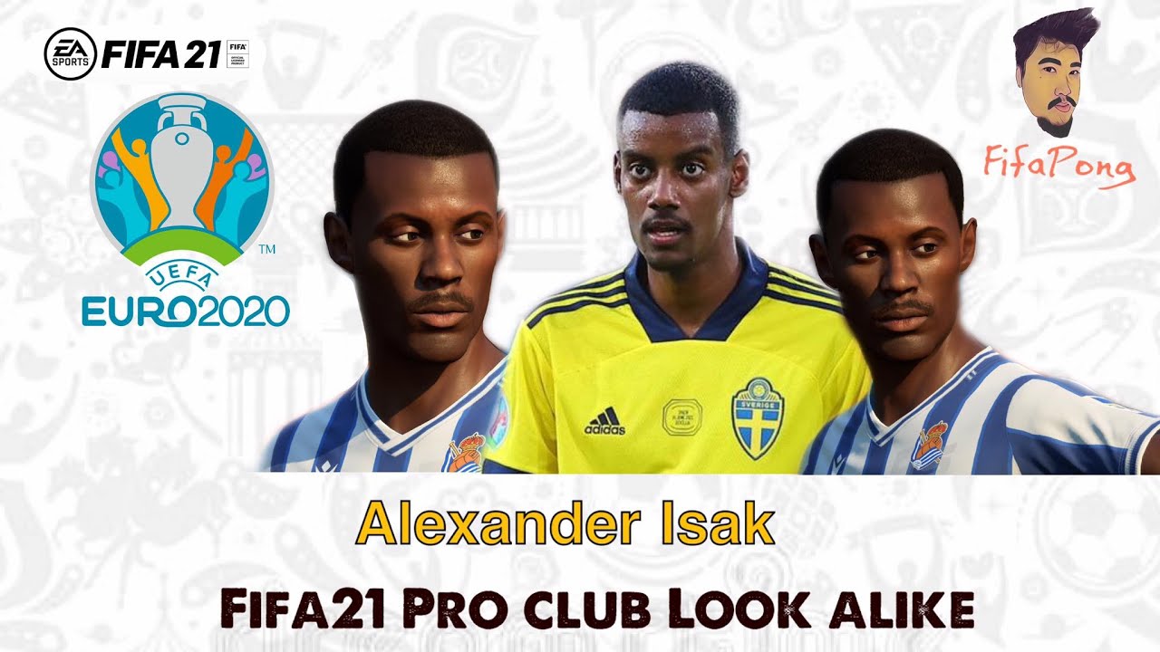 FIFA 21 Faces Virtual Pro club Look alike Alexander Isak // Sweden ...