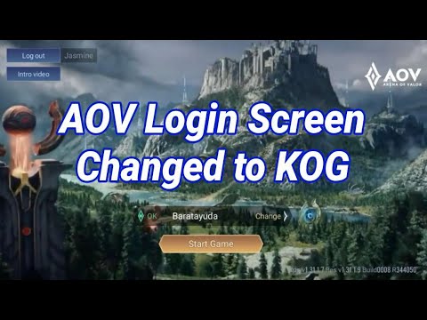 How to Change AOV Login Screen | AOV Editing - YouTube