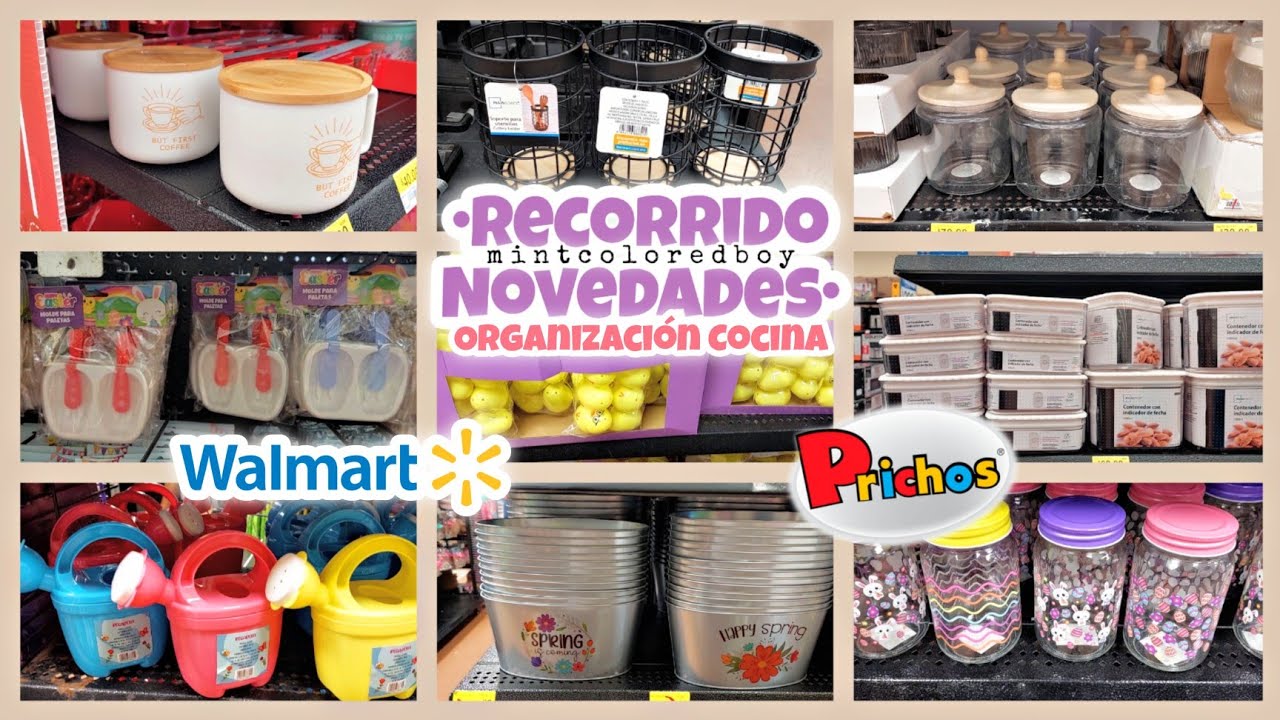 Recorrido en WALMART y PRICHOS Novedades Organizadores para la Cocina ...