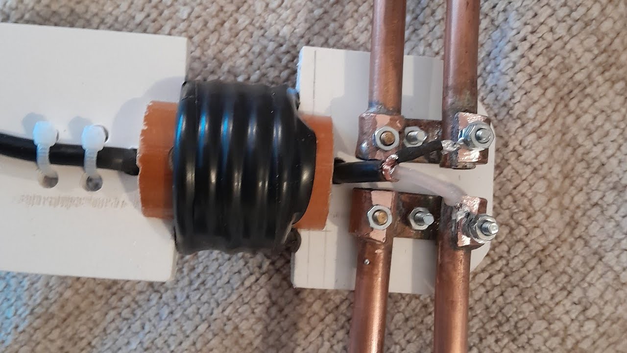 DIY Dual Band Aerial. 70cm & 2m. Ham Radio. Part 2. Assembling. SWR ...