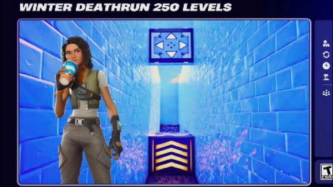 Broccolo32 | Winter Deathrun 250 Levels | Fortnite - YouTube