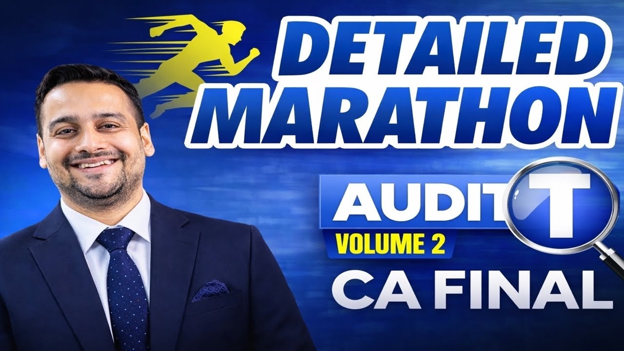 Audit CA Final I Volume 2 Marathon I May 26 I CA Ankit Oberoi - YouTube