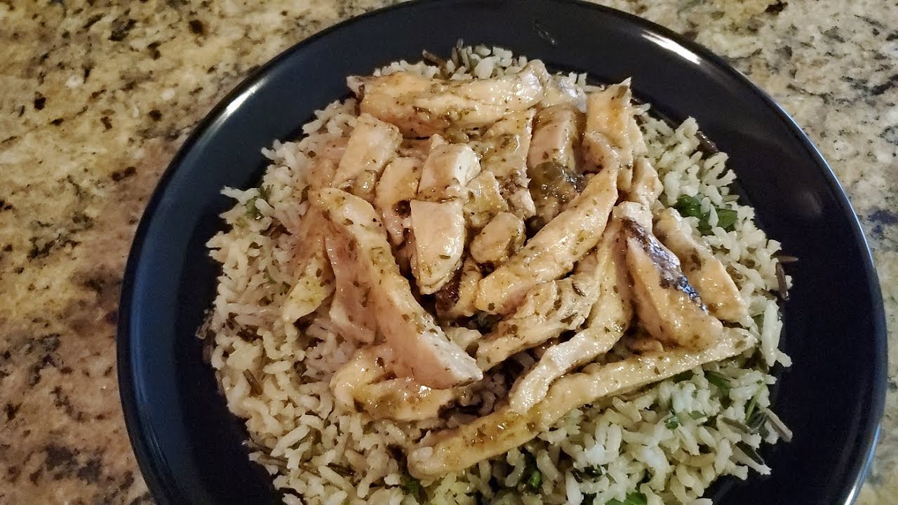 How to make Tequila Lime Chicken with Cilantro Lime Rice - YouTube