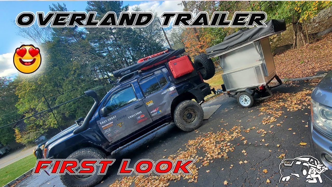 I Got Myself DIY Overland / Camp Trailer Lets Take a Look at It - YouTube