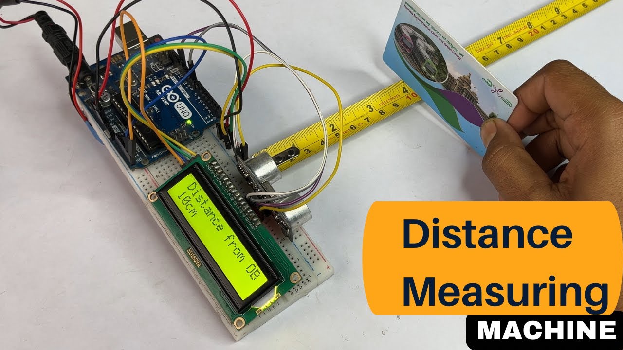 How To Make Distance Measuring Machine Using Arduino Uno Arduino 2554