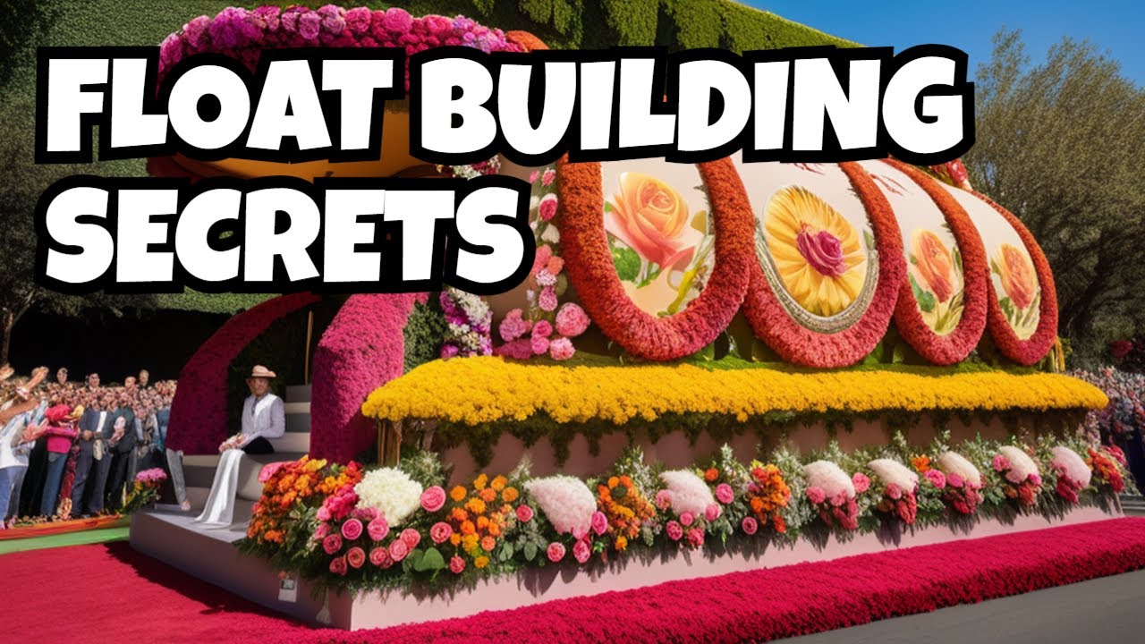 The expert's guide to crafting a stunning Rose Parade float - YouTube