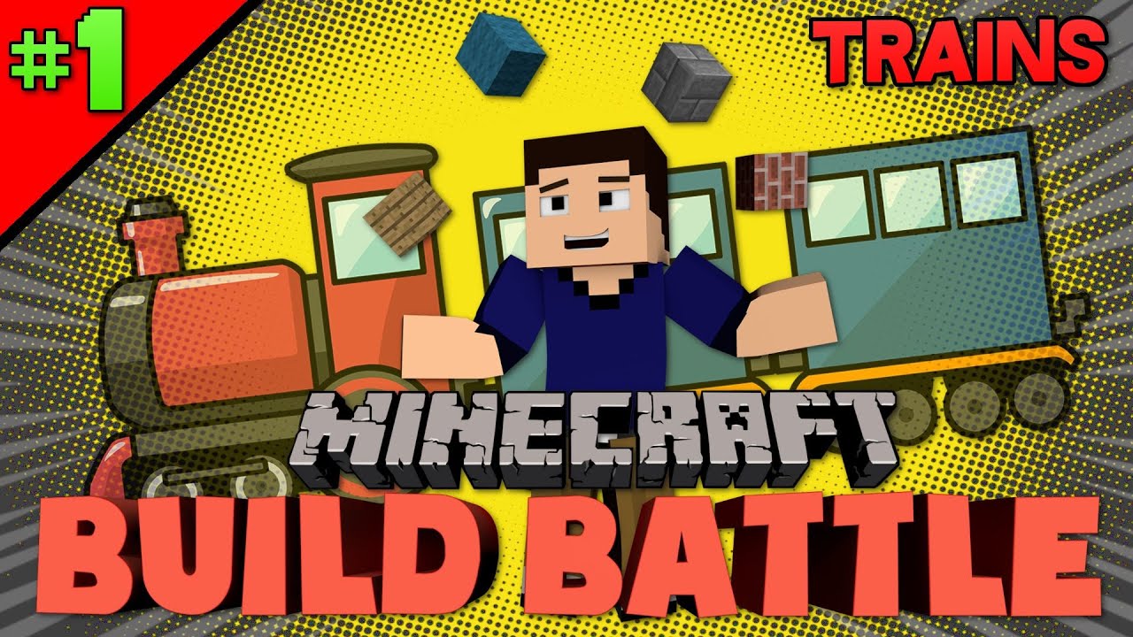 Minecraft Build Battle | ALL ABOARD THE POOP TRAIN! | #1 - YouTube