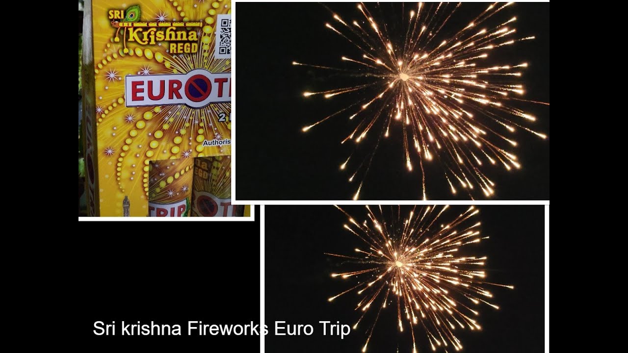 Sri krishna Fireworks Euro Trip 🏖️ | 3 Inch Shells testing 🚀 | 575RS ...
