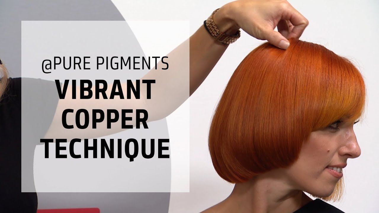 @Pure Pigments Color Series Ep 5 | Vibrant Copper Hair Color Technique ...