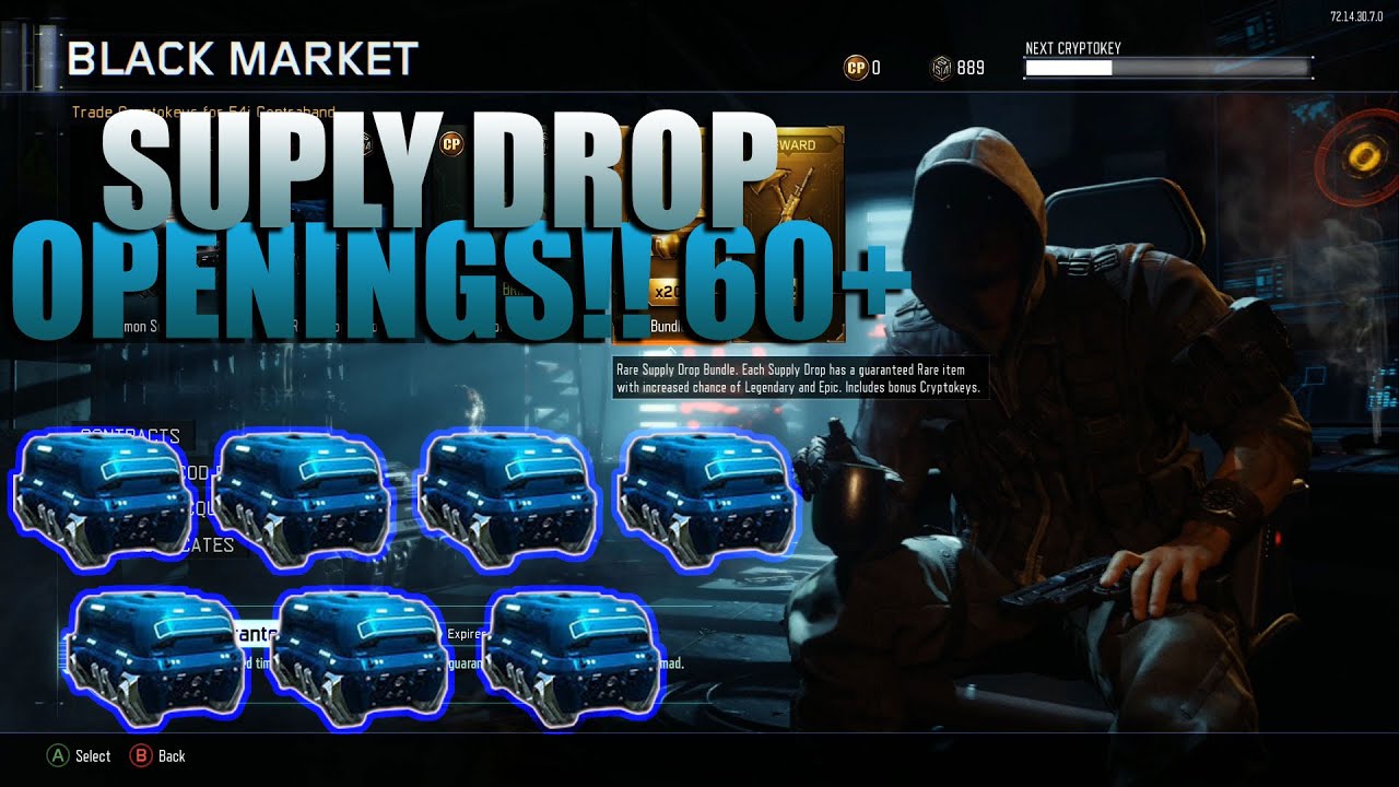 60+ SUPPLY DROP CASE OPENING!!! (WILL I FINALLY GET WEAPONS??) - YouTube