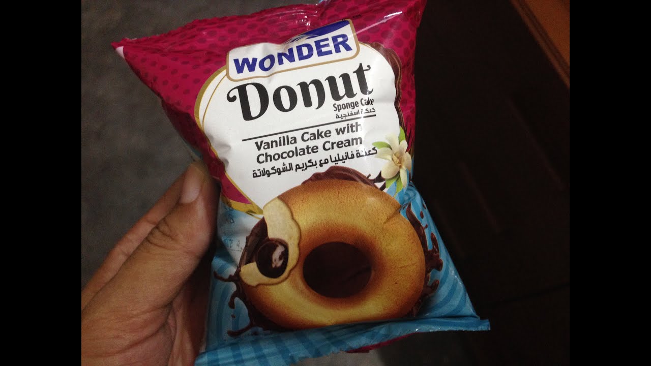 Wonder | Donut Sponge cake | Vanilla cake with chocolate cream | Review ...