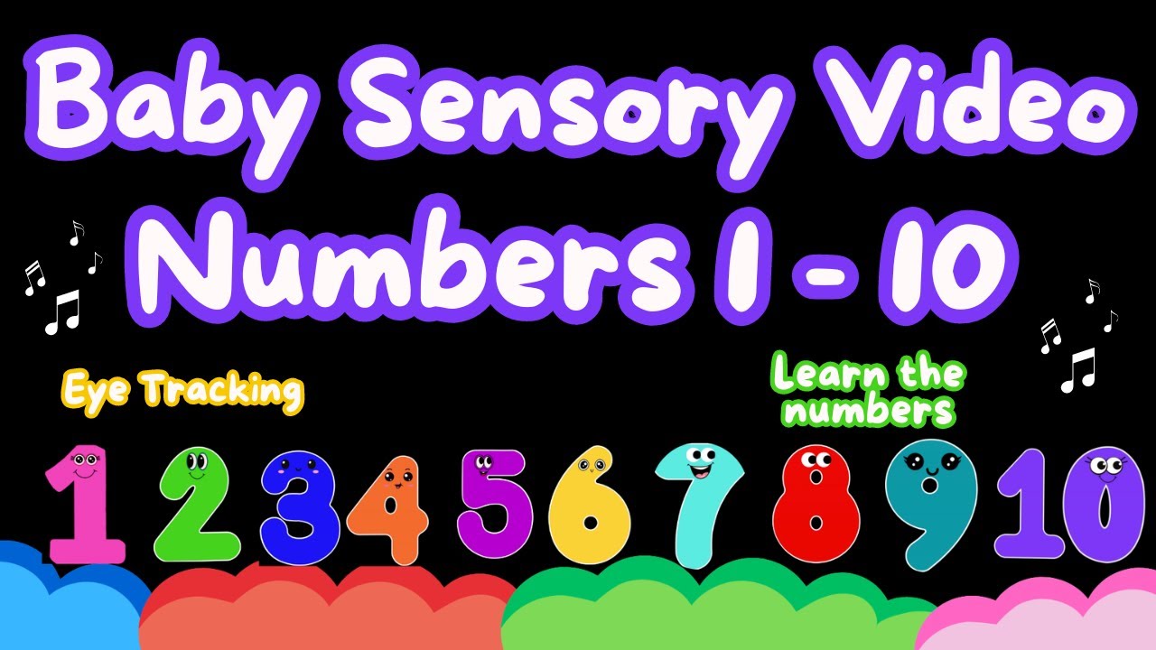 Baby Sensory Video: Learn Numbers 1 to 10 | Fun Counting for Babies ...