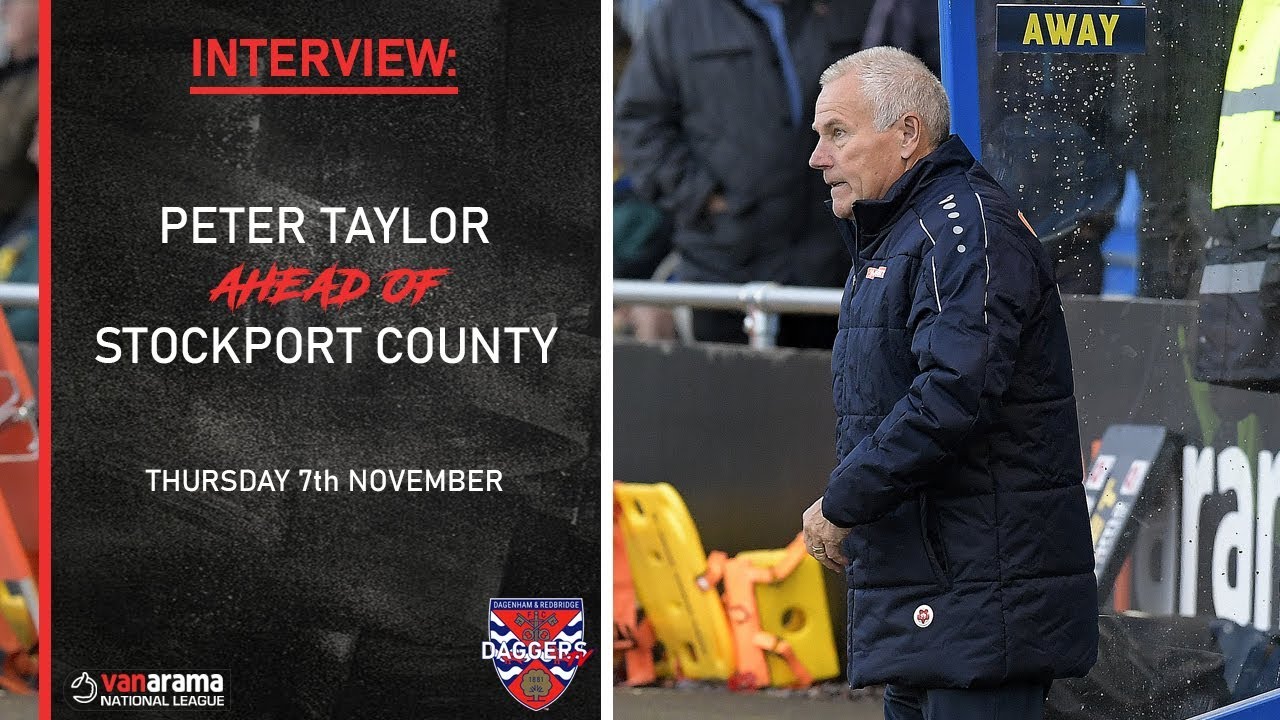 INTERVIEW: Peter Taylor Ahead Of Stockport County - YouTube