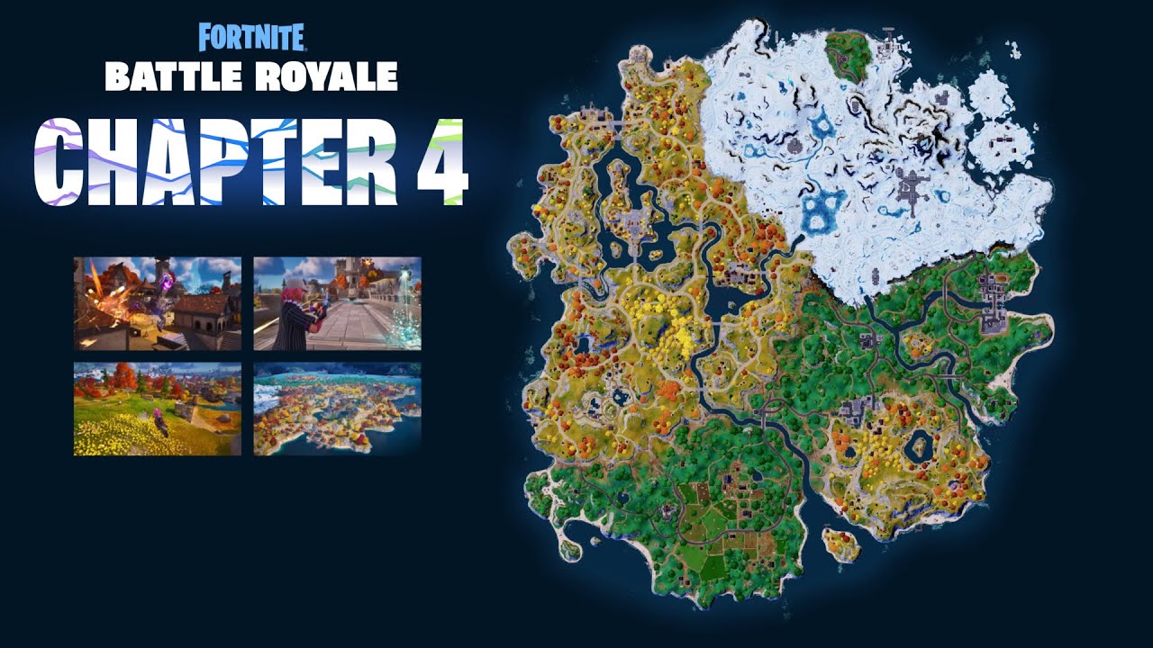 Fortnite CHAPTER 4 MAP in 8k - YouTube