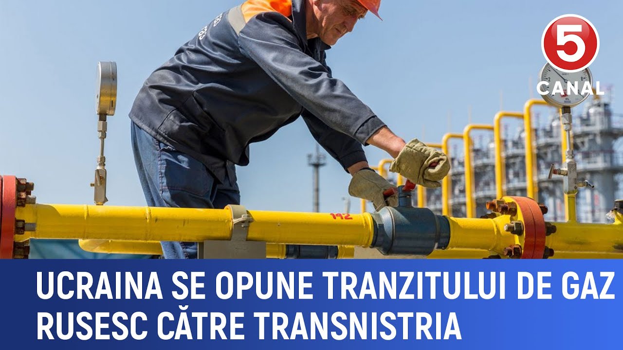 Ucraina se opune tranzitului de gaz rusesc către Transnistria - YouTube