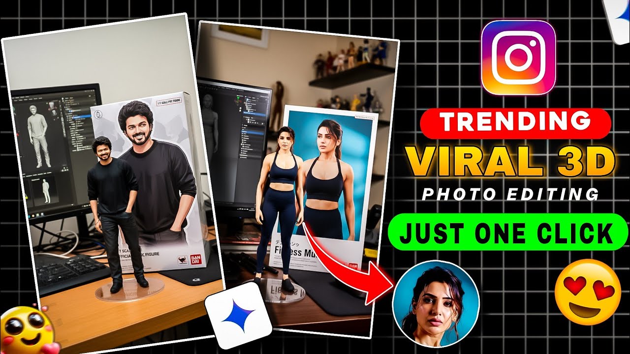 Trending Instagram Viral Figurine 3D Ai Photo Editing Tamil | Google ...