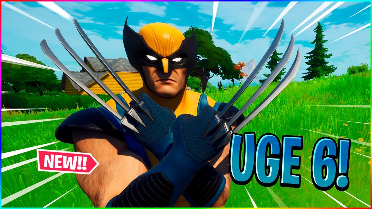 UNLOCKER WOLVERINE! (UGE 6 CHALLENGES) - Dansk Fortnite - YouTube