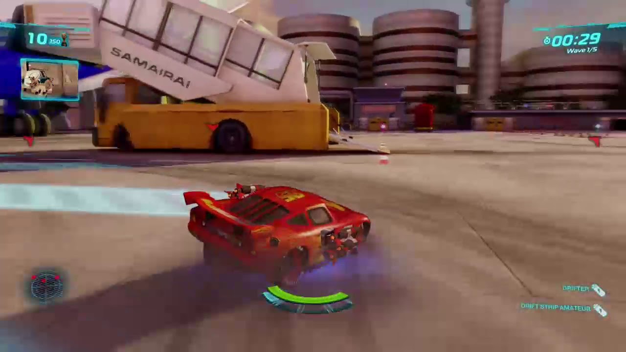 Cars 2 Lightning McQueen training gameplay - YouTube