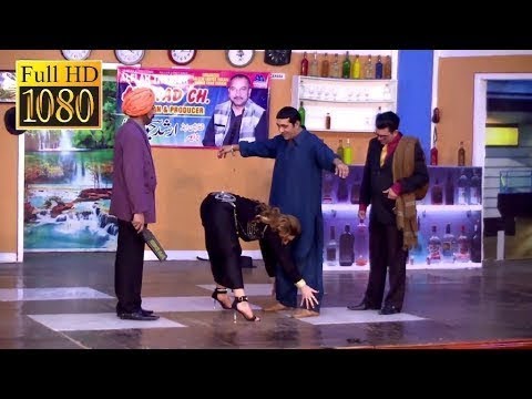 Zafri Khan Best Comedy Scenes Of 2017 in Stage Drama||Very Funny😂||Khushboo,Ifthkar Thakur