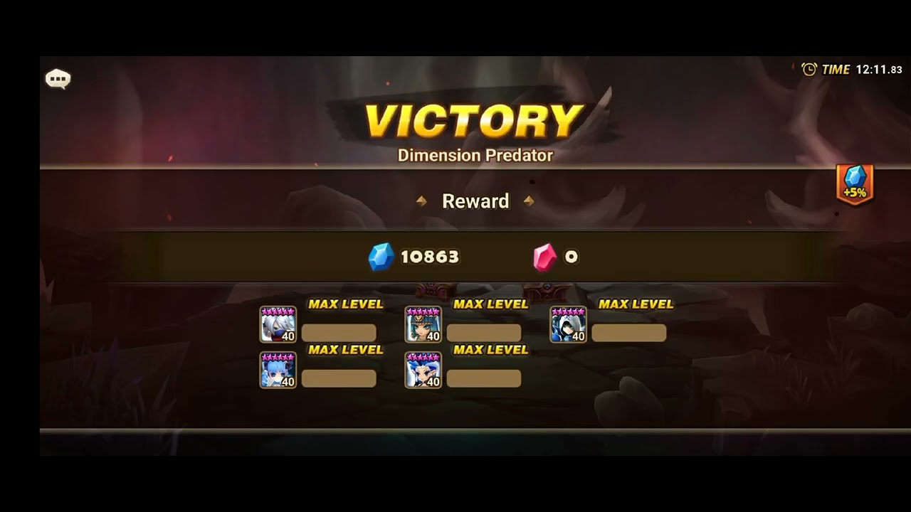 summoners war: DIMENSIONAL PREDATOR / rune reward for the month of ...