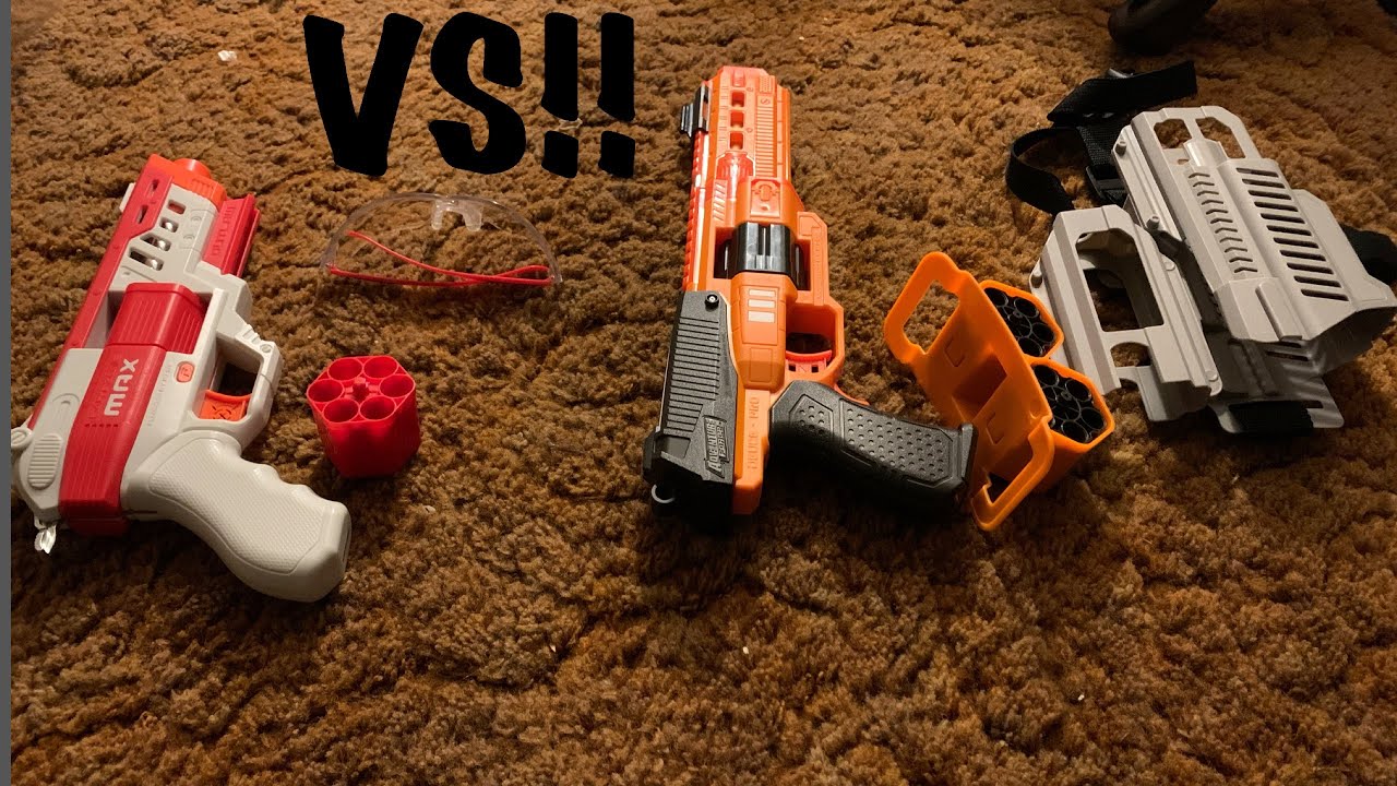 Dart Zone Max Outlaw Vs Adventure Force Deuce Pro - YouTube