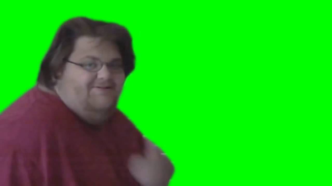Fat Guy Thumbs up Green Screen - YouTube