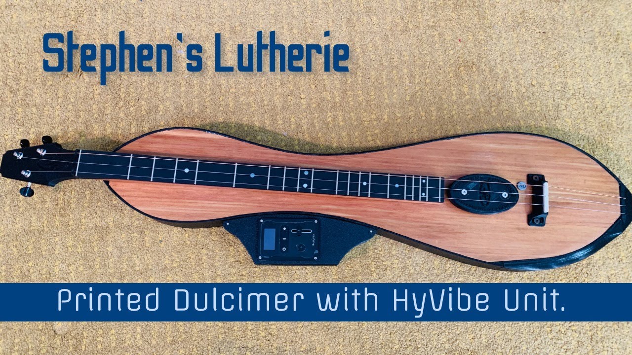 Stephen's Lutherie w/HyVibe Unit examples. - YouTube