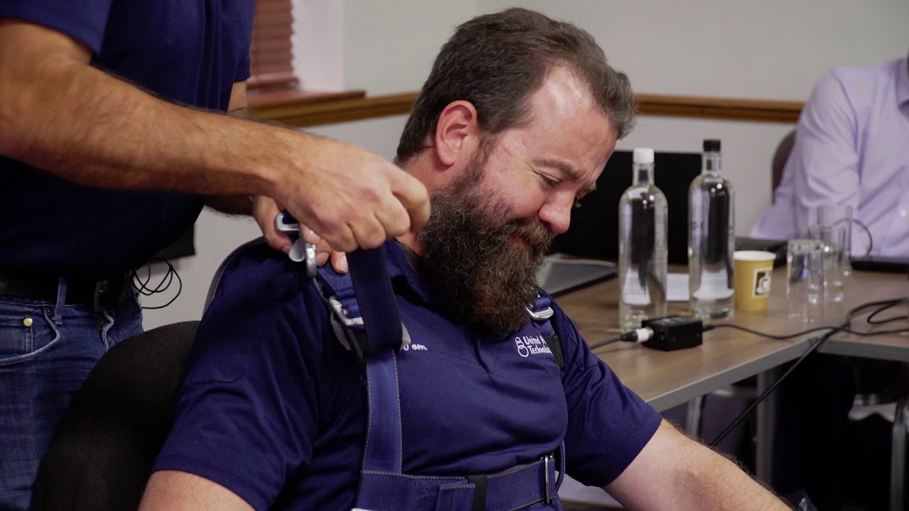 Tandem student harness fitting | BPA CPD Day 2019 - YouTube