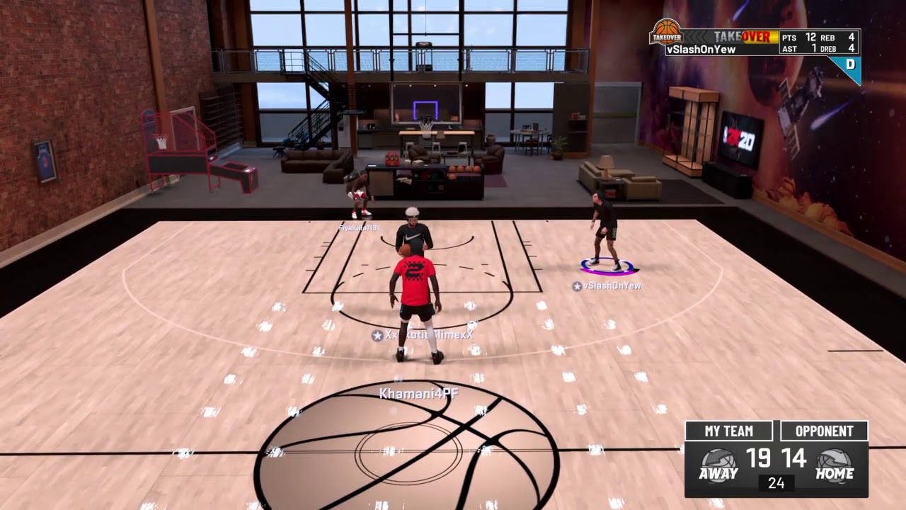 NBA 2K20 Slasher Contact Dunk Clip - YouTube