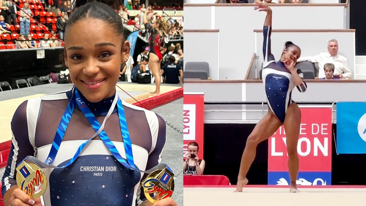 Mélanie de Jesus dos Santos gets GOLD on Floor Final - French Elite ...