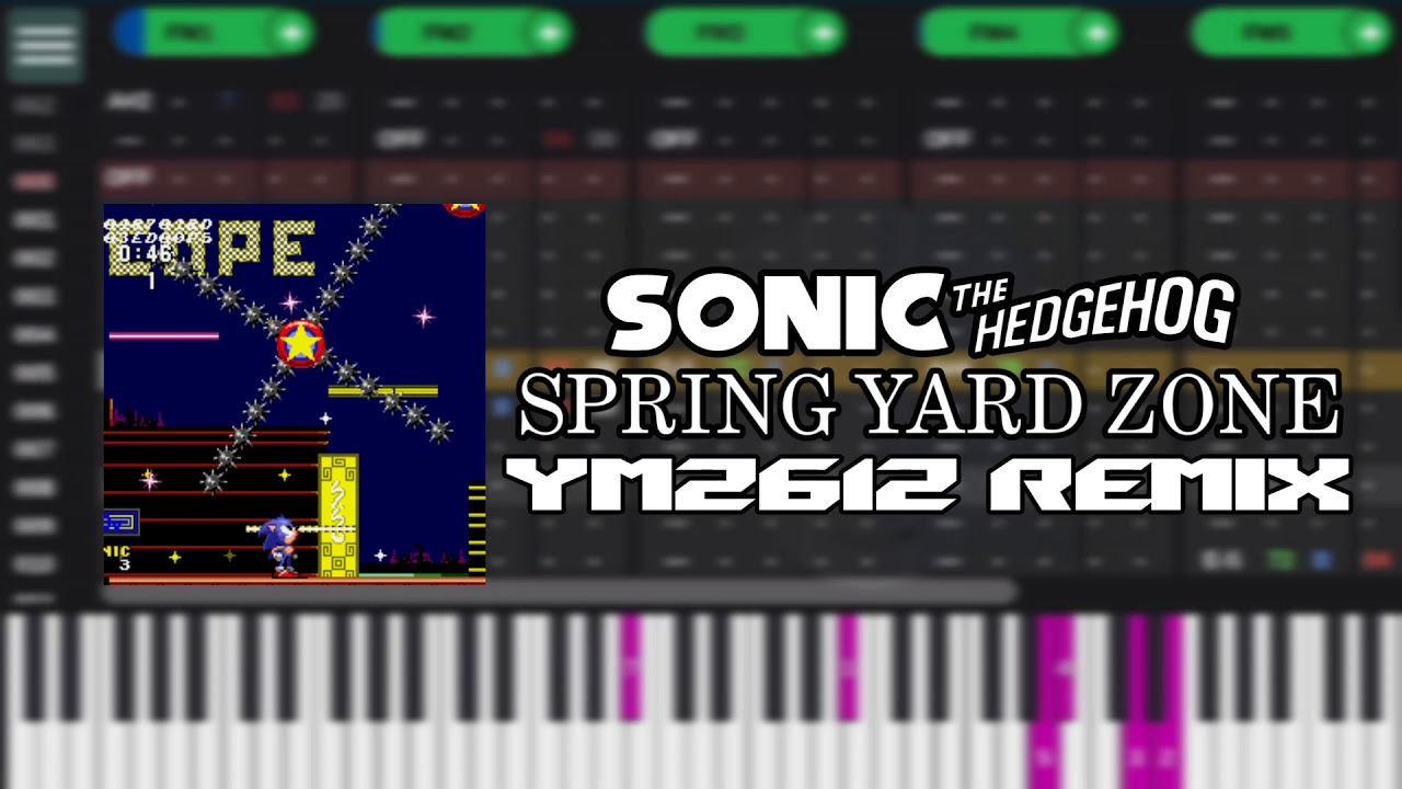 Sonic The Hedgehog - Spring Yard Zone (YM2612 Remix) - YouTube