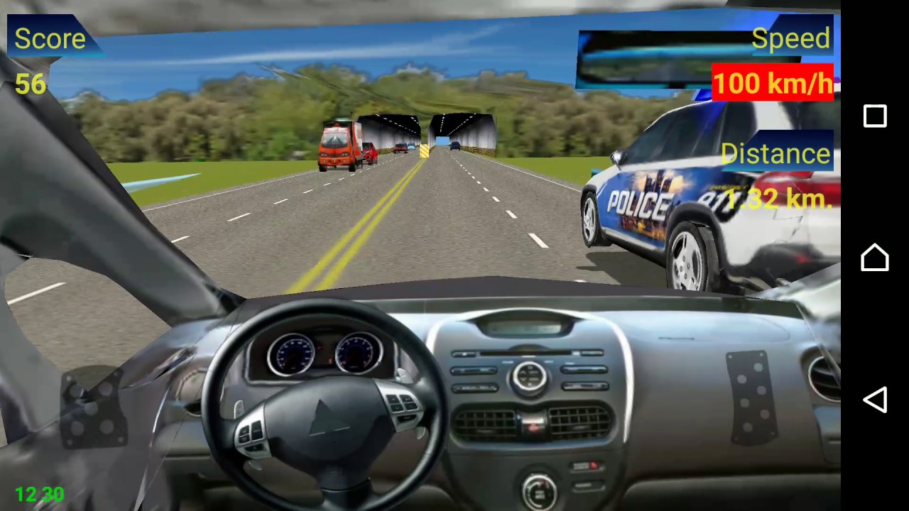 Traffic Racing in car review - YouTube