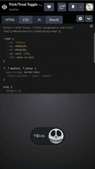 Trick Toggle Switch Button Using Html And Css Heresthecode Coding