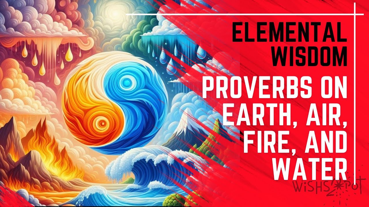 Elemental Wisdom: Profound Proverbs on Earth, Air, Fire, and Water ...