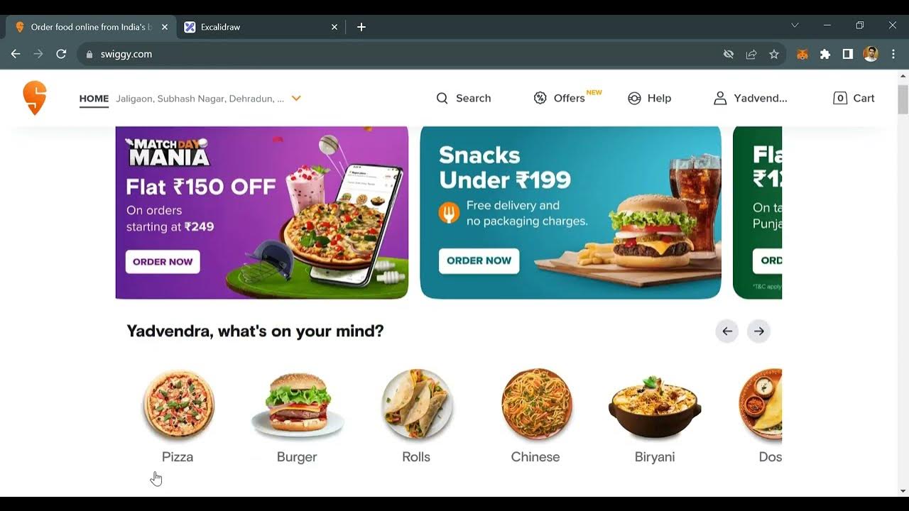 Food Delivery App with React & Bootstrap | React project from scratch | Swiggy clone | part-1 ...
