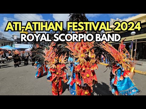 Royal Scorpio Band Modern Tribal Category: Ati-atihan Festival 2024 ...