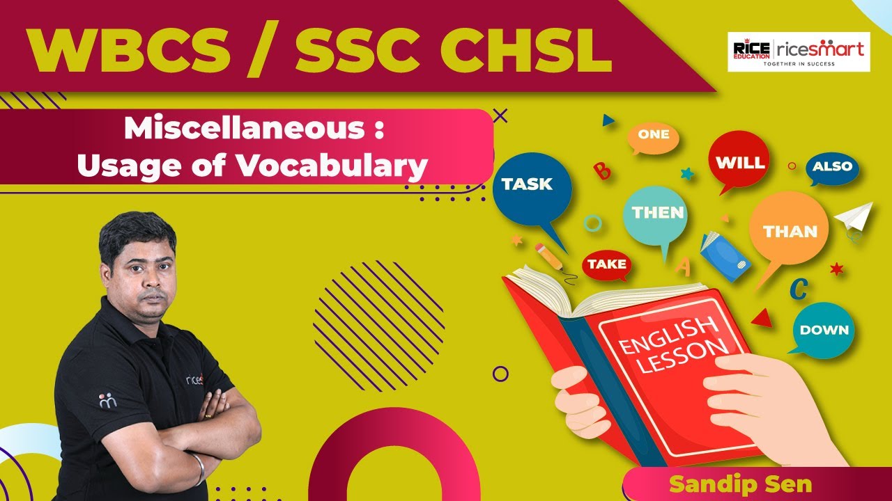 English Vocabulary - Miscellaneous | Preparation for WBCS & SSC CHSL ...