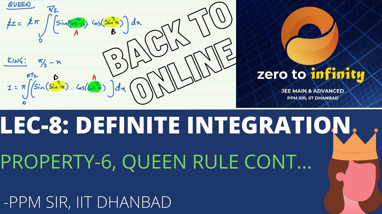 LEC-8: DEFINITE INTEGRATION | QUEEN RULE CONTINUED👸 - YouTube