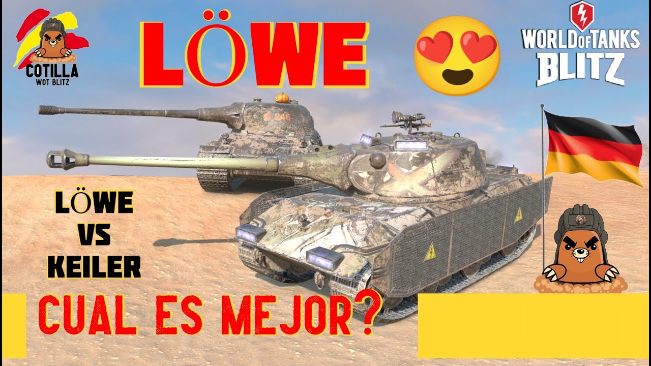 Lowe Análisis WoT Blitz 2024 | Löwe vs Keiler | Merece la pena Löwe ...