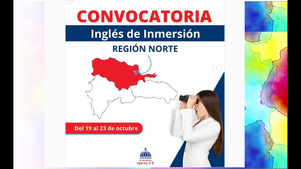 Convocatoria: MESCYT Inglés por Inmersión 2023 – Beca programa Lenguas Extranjeras - YouTube