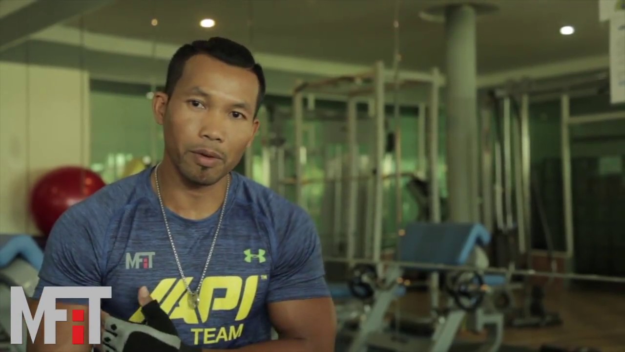 MFiT Training - Back Workout លំហាត់ប្រាណសាច់ដុំខ្នង by Ra James - YouTube