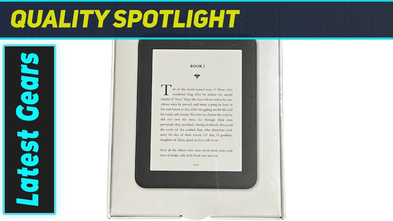 Best eReader for Book Lovers? Nook GlowLight 4 Deep Dive! - YouTube